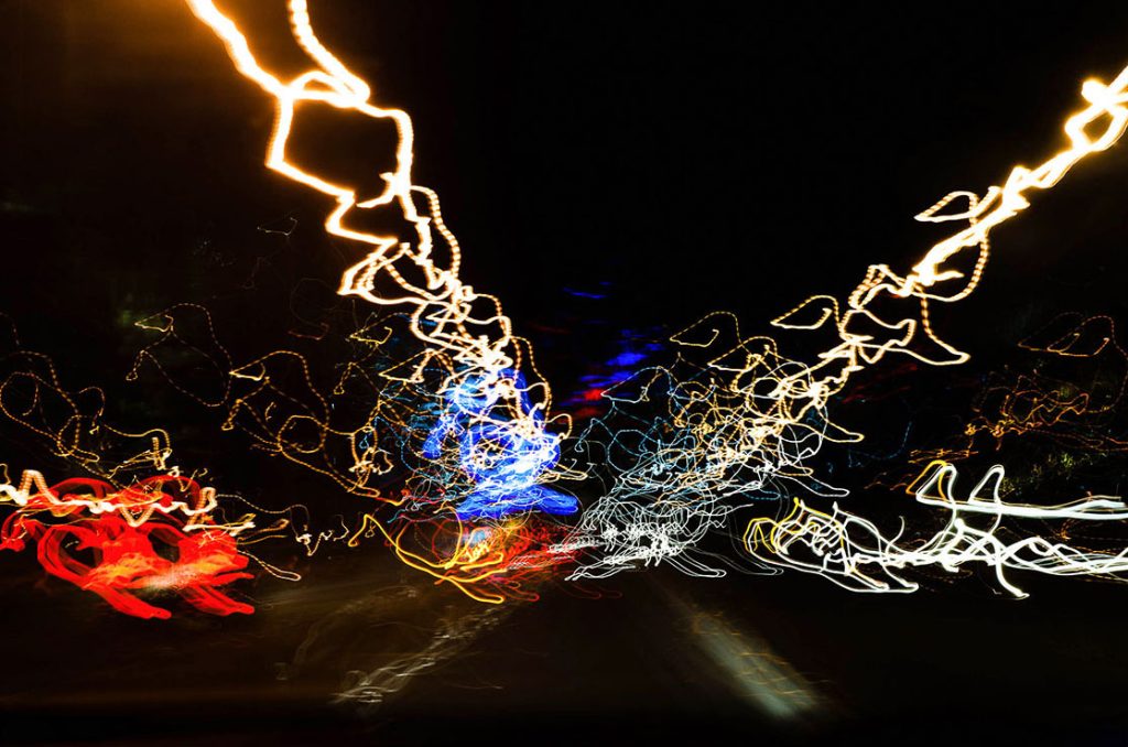 Light Trail Photo Print - Matt Young Photography